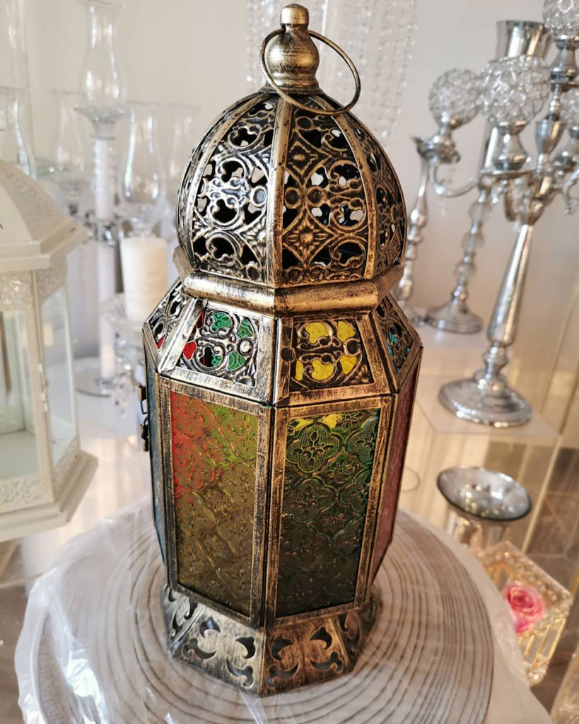 Ramadan Fanoos Lantern Table Lantern | Event Decor Supply