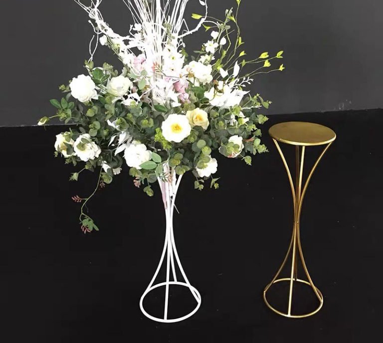 Gold Flower Vase Stand Frame II | Event Decor Supply